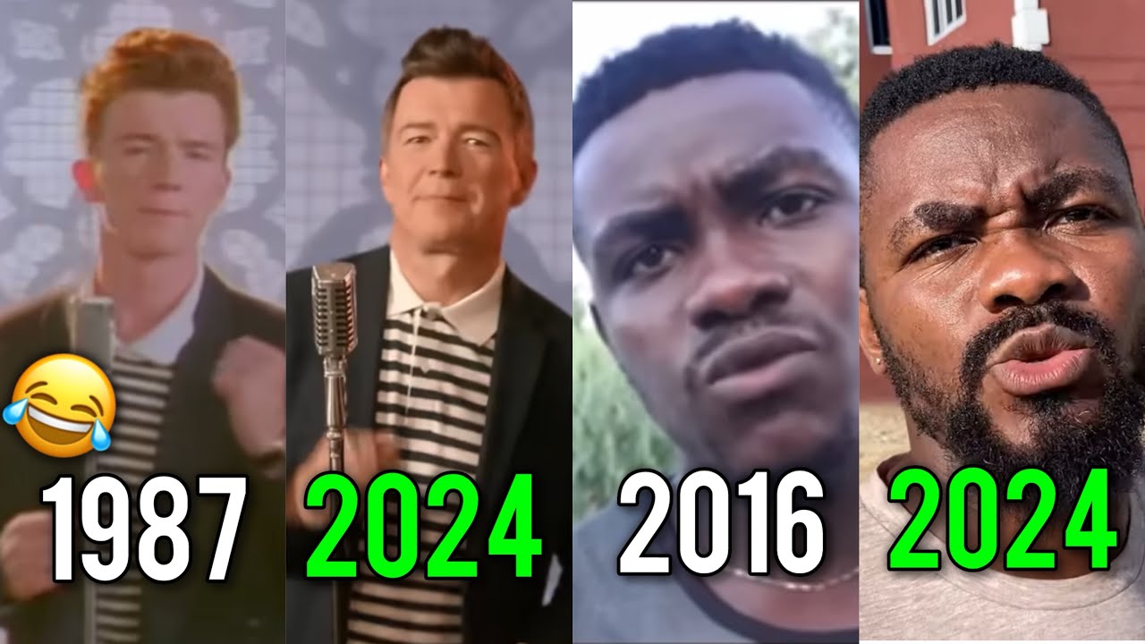 Recreated Memes Then Vs Now Youtube