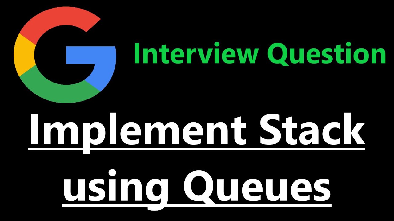 Implement Stack Using Queues Leetcode 225 Python Youtube