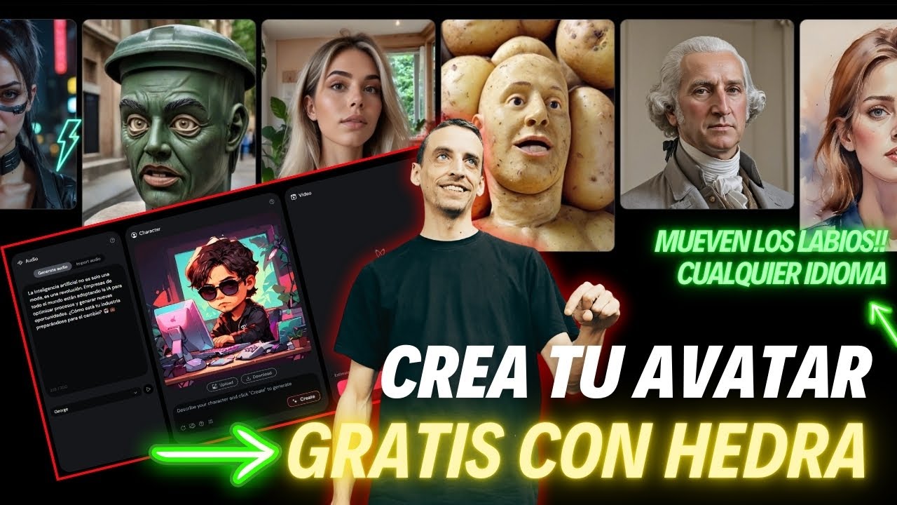 Crea Tu Avatar Gratis Con Hedra рџ ґ Youtube
