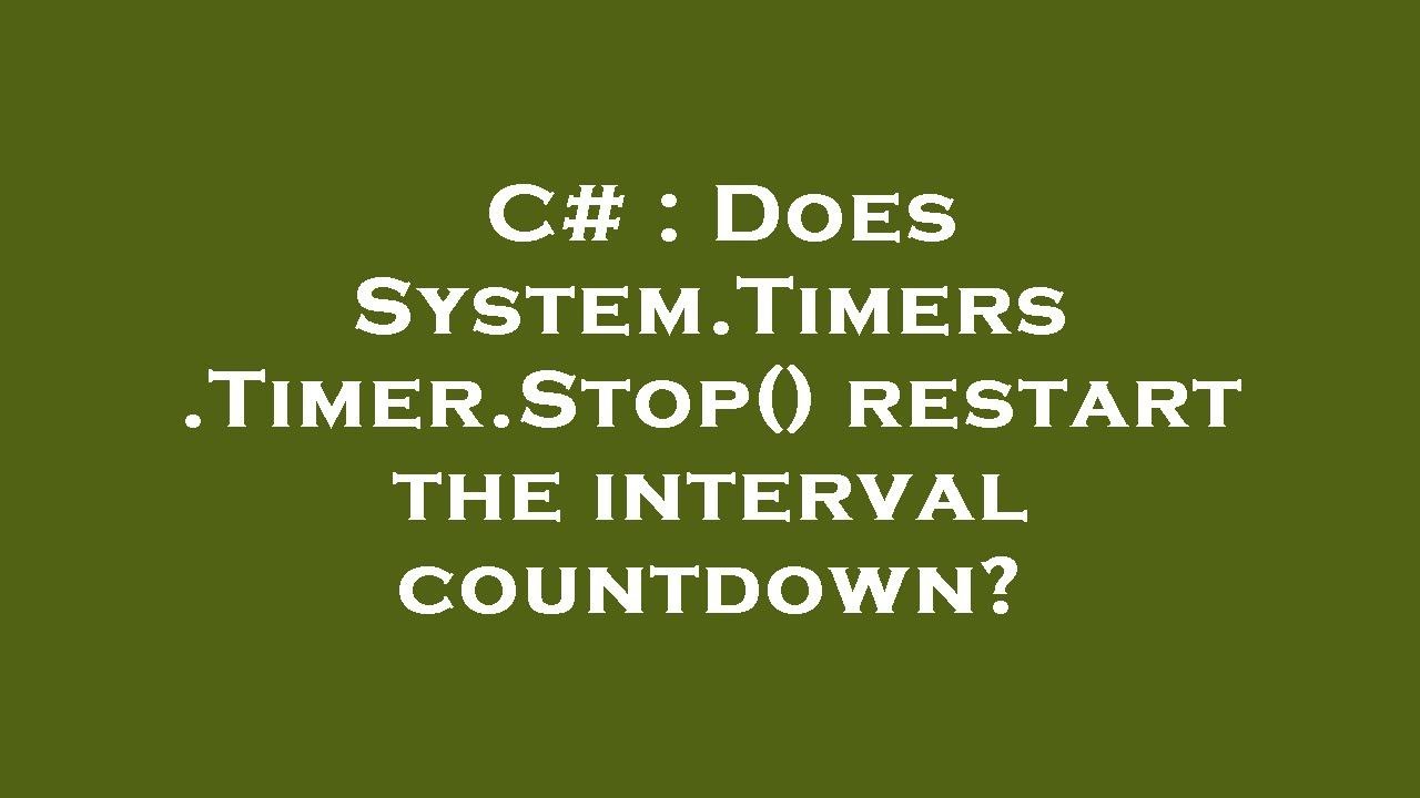 Timer Countdown In C At Lynda Rahman Blog