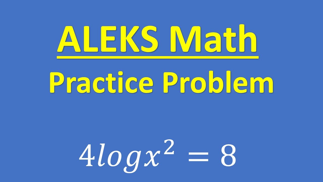 Aleks Math Youtube