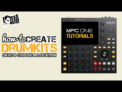 Akai Mpc One Minute Tutorial X Saving Drum Kits Programs X Choose A