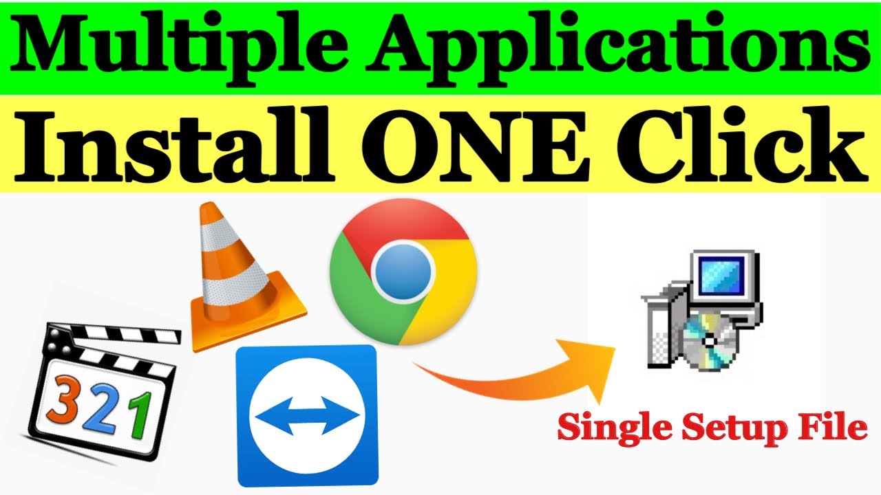 How To Make Single Setup File Automatically Install Multiple Software
