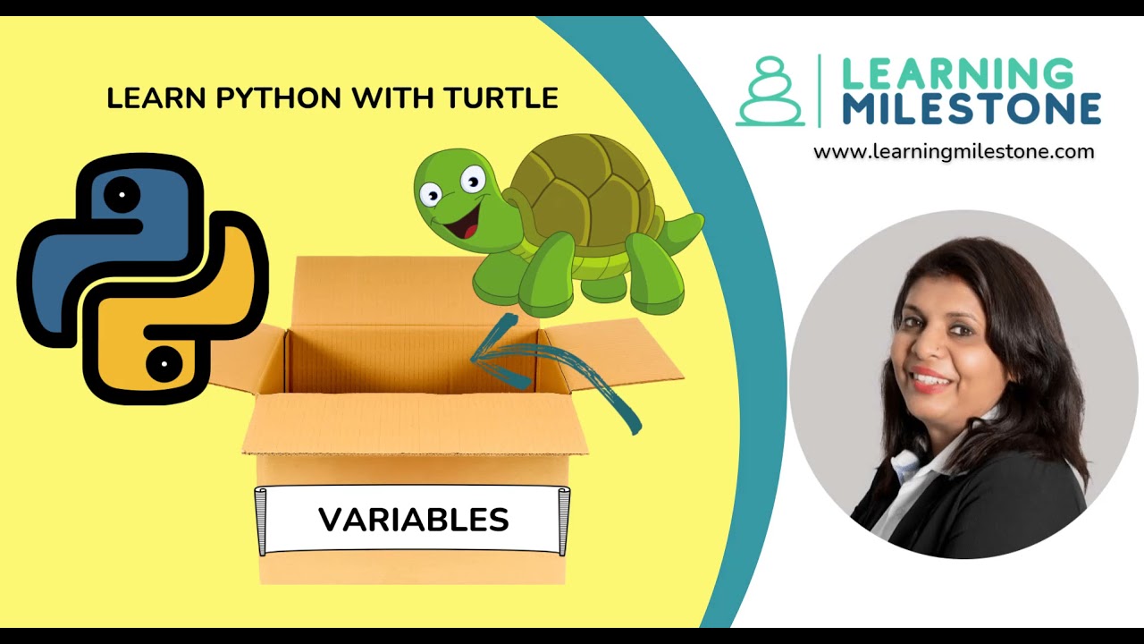 4 Understanding Variables Learn Python With Turtle Graphics Youtube