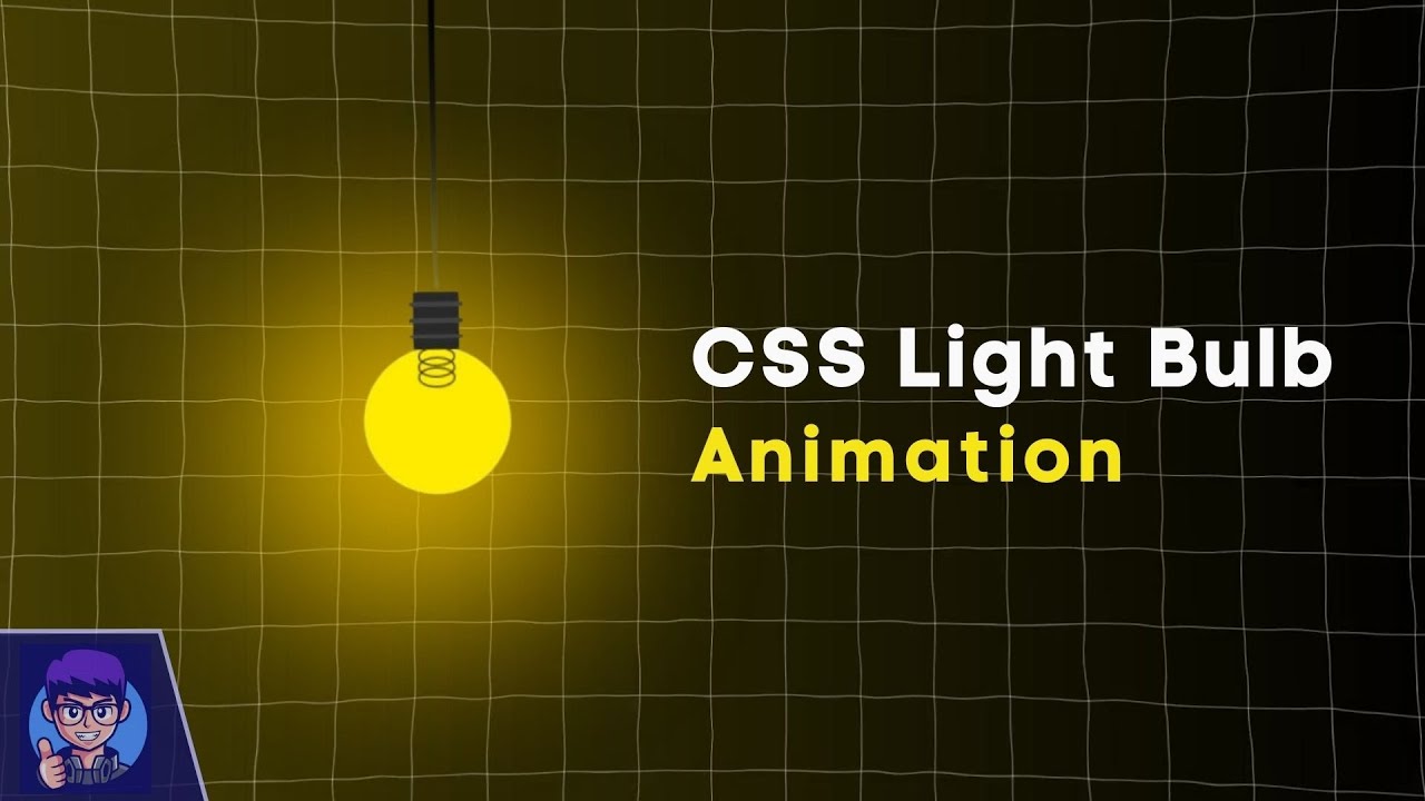 How To Make Flickering Light Bulb Animation Using Html Css Css