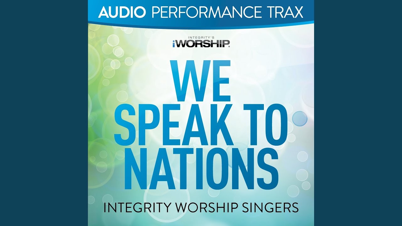 We Speak To Nations Original Key With Background Vocals Youtube