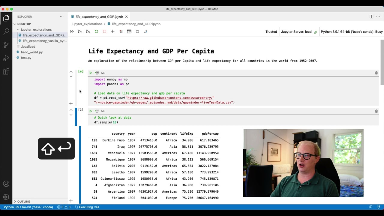Vs Code Jupyter Ipython And Notebooks Youtube