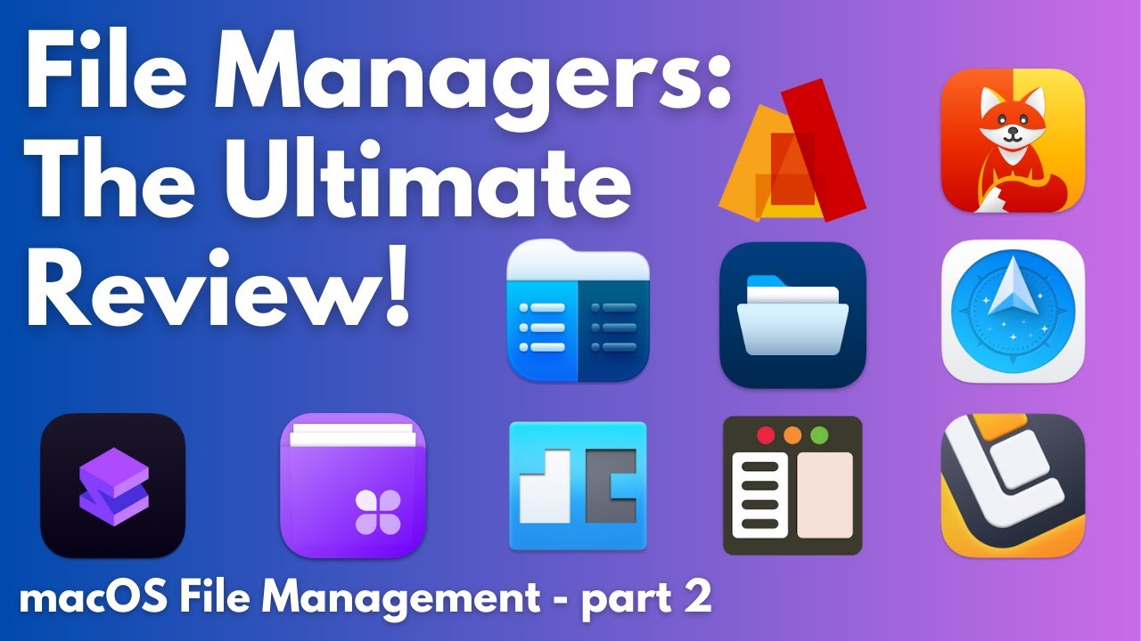 Macos File Managers The Ultimate Review Youtube