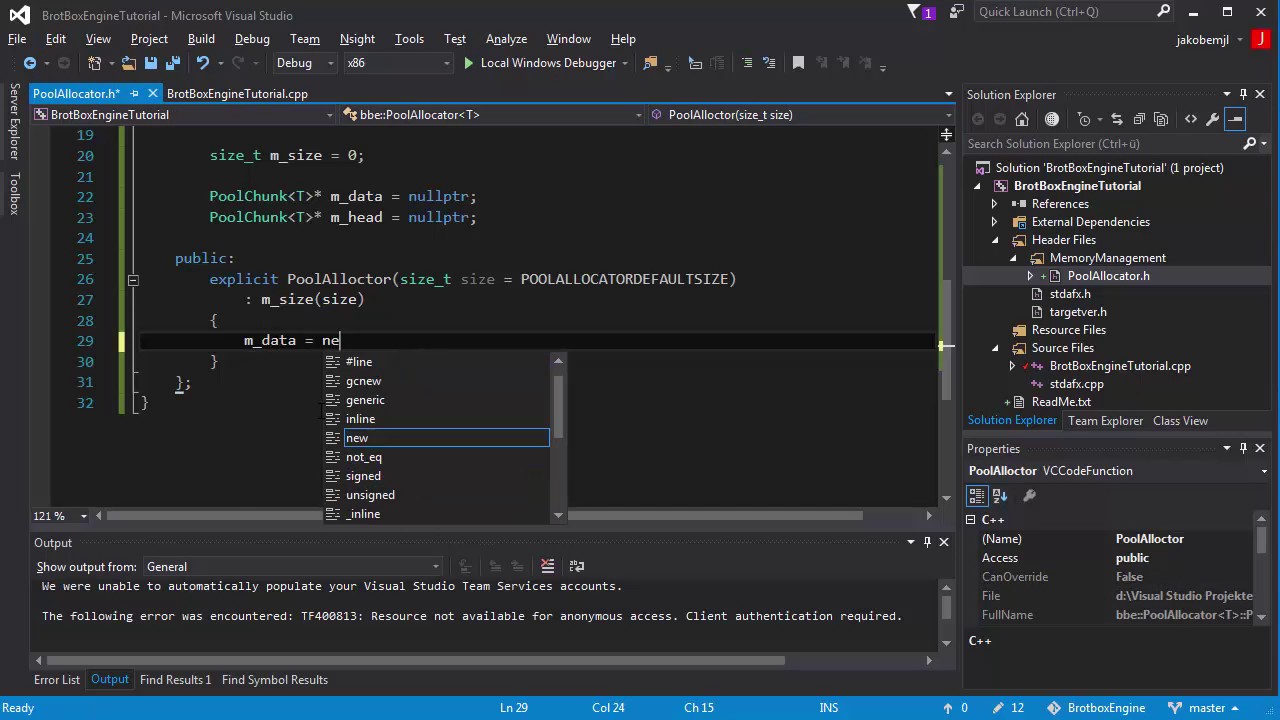 Game Engine Tutorial 003 Pool Allocator Praxis Youtube