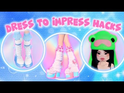 6 Cute Hacks In Dress To Impress Youtube