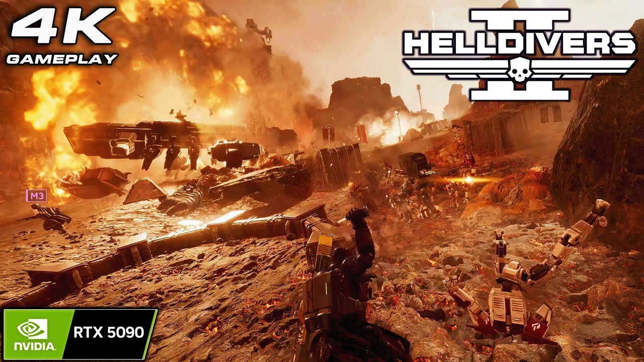 Helldivers 2 4k Gameplay No Commentary Ultra Settings Rtx 5090 P1002