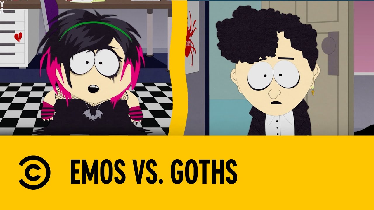 Emos Vs Goths South Park Comedy Central Africa Youtube