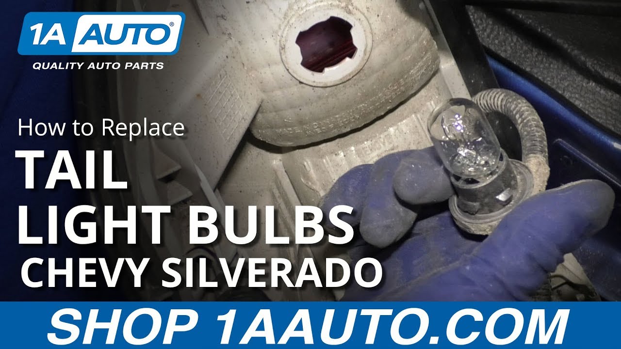How To Replace Tail Light Bulb Chevy Silverado Homeminimalisite