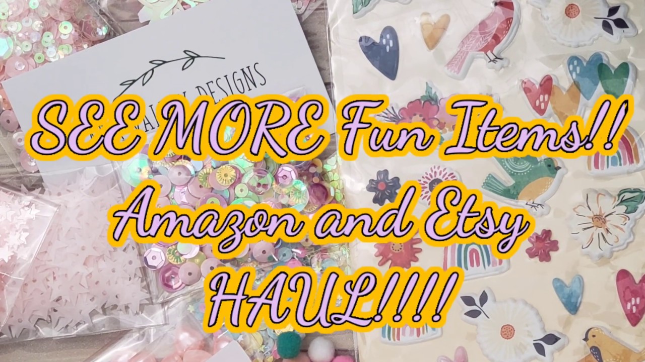 See More Fun Finds Amazon Etsy Haul Youtube