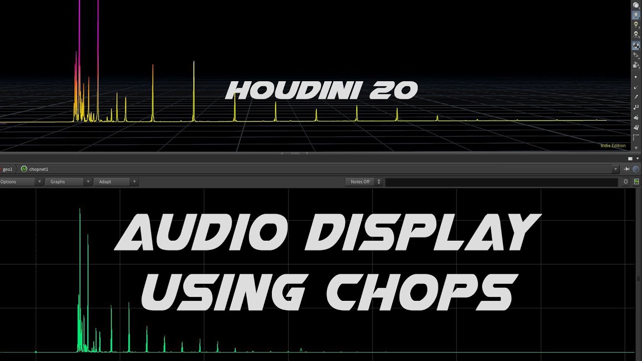 Houdini Building A Simple Audio Display Using Chops Youtube