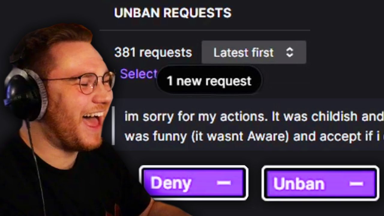 Ohnepixel Does Funny Unban Requests Youtube