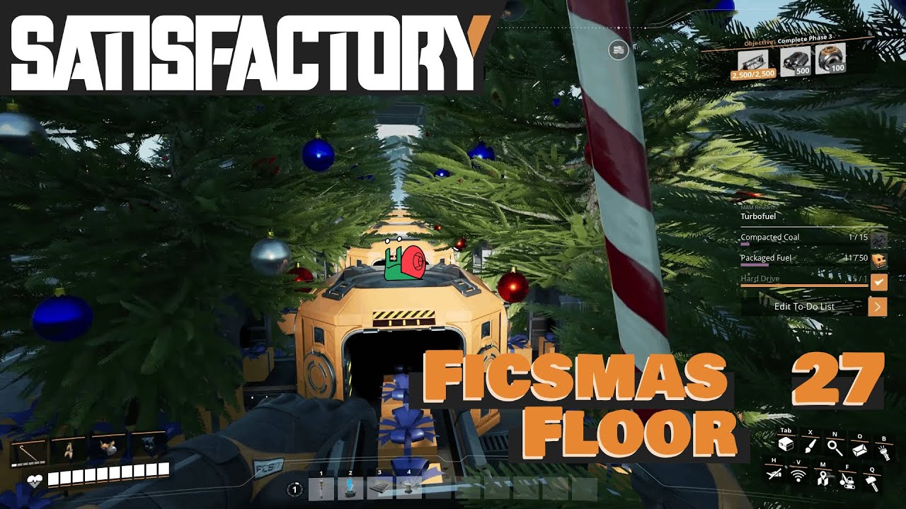 Part 27 The Ficsmas Floor Satisfactory 1 0 Lets Play Youtube