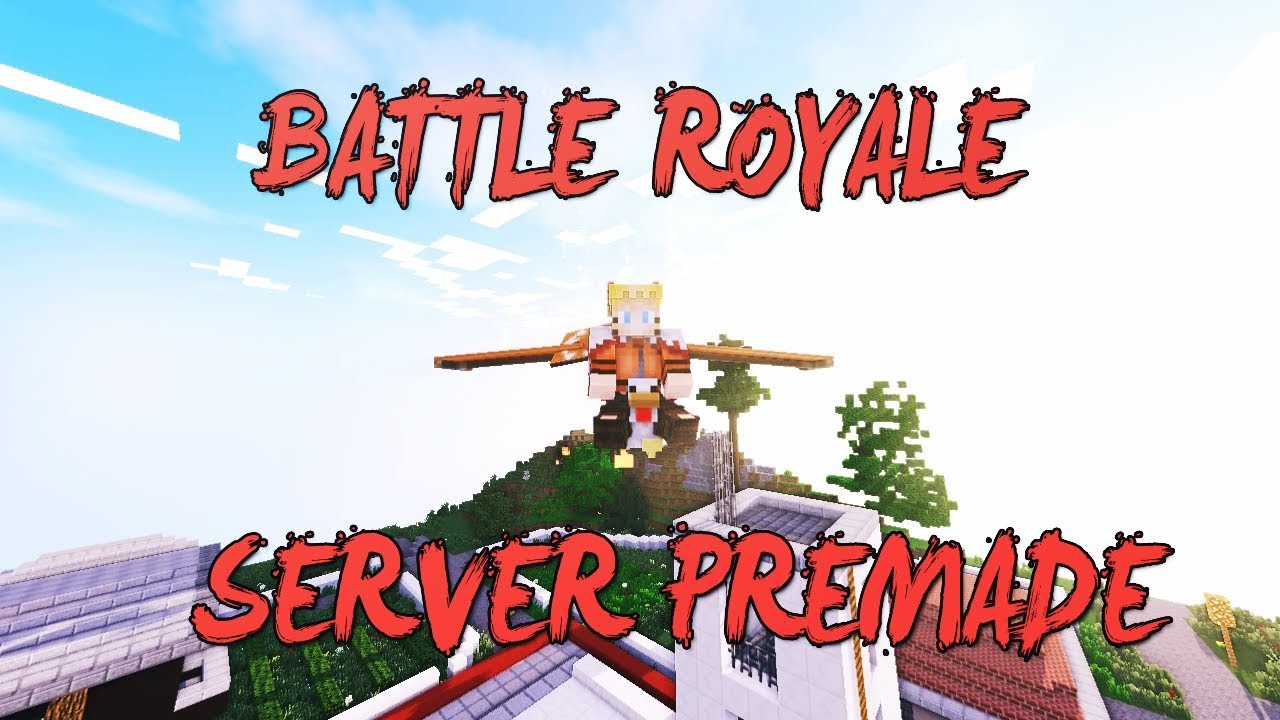 Minecraft Battle Royale Premade Server Download Youtube