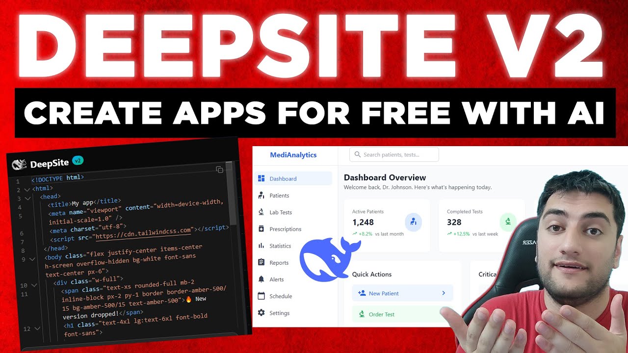 How To Create Free Websites And Apps With Ai Using Deepsite V2