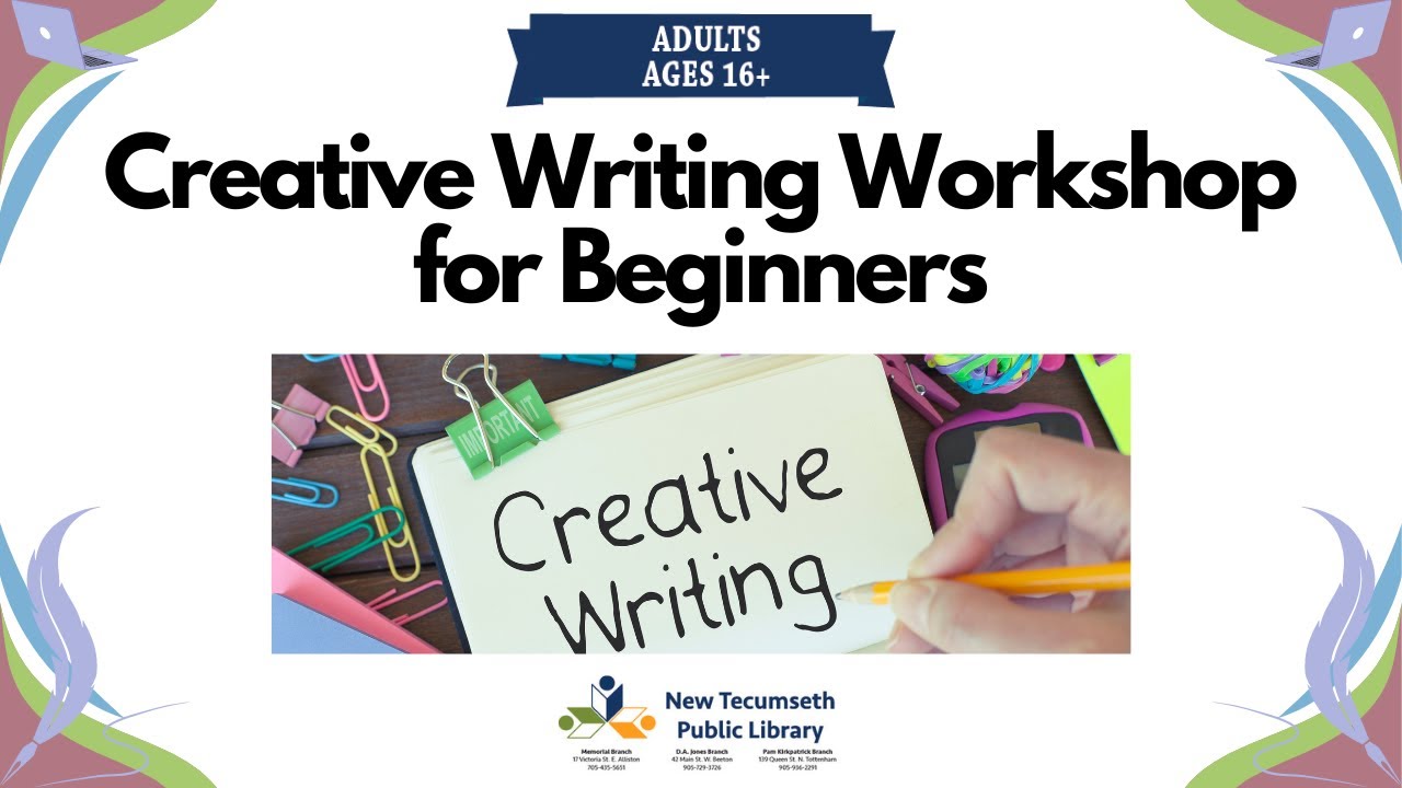 Creative Writing Workshop For Beginners Youtube