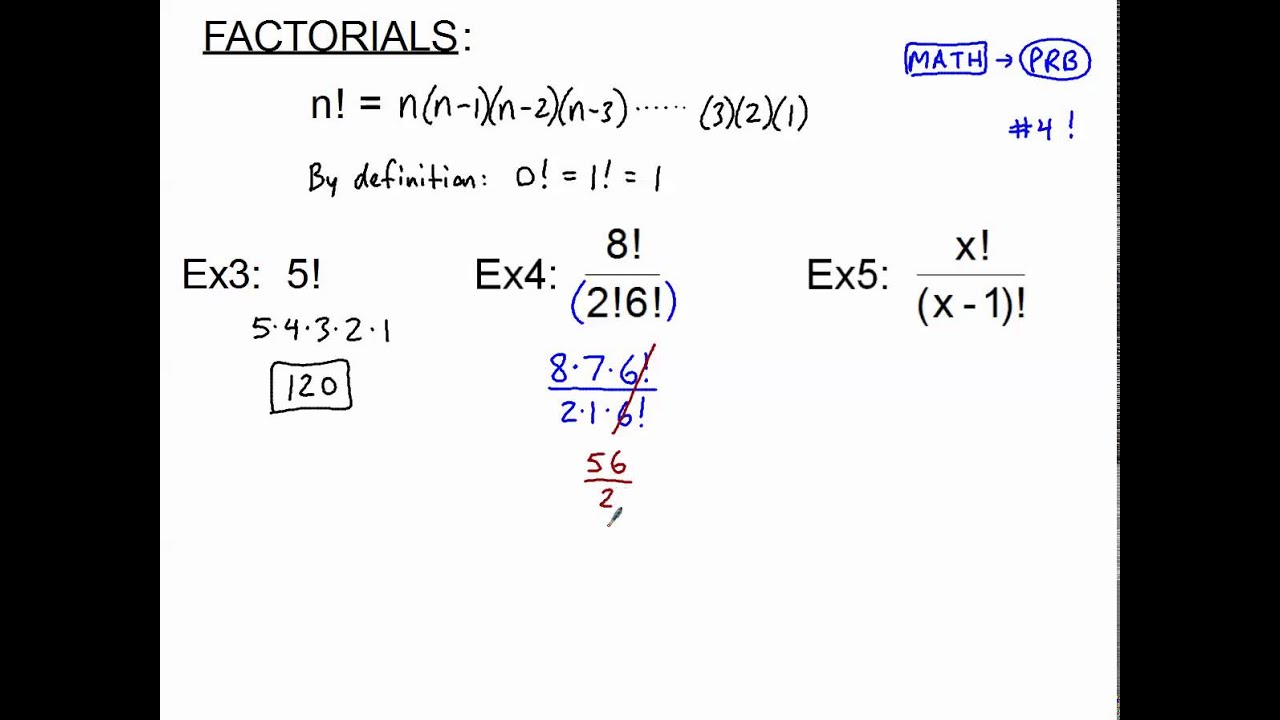 Factorials Youtube