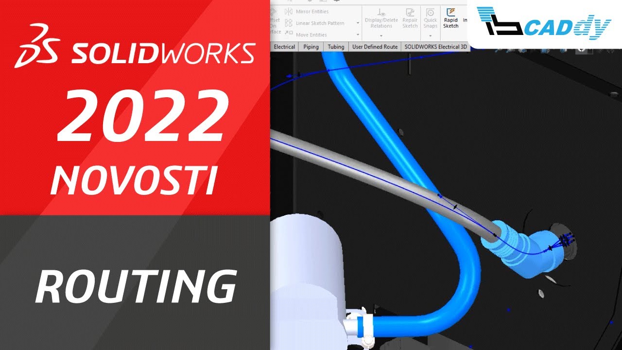 Routing Solidworks 2022 Novosti Youtube