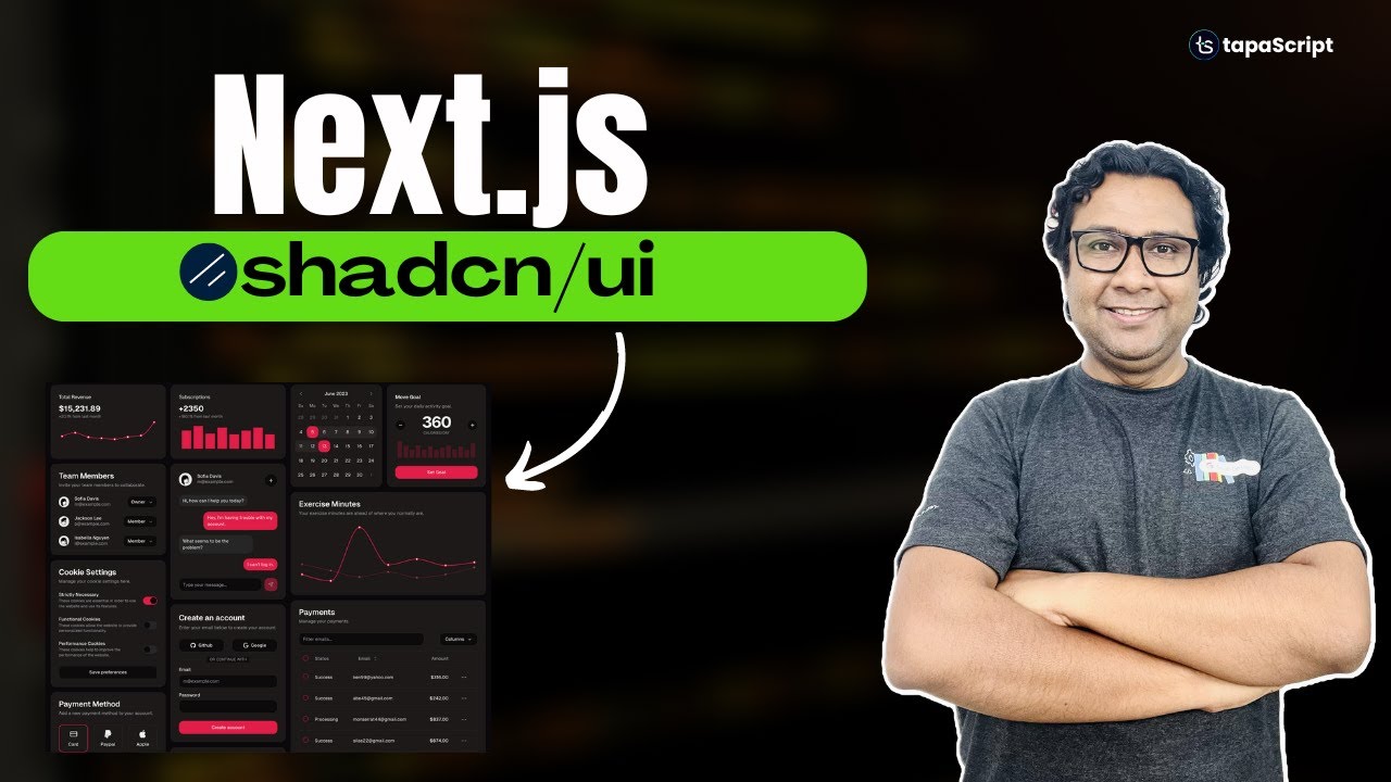 Next Js With Shadcn Ui Architecture Components Themes Youtube