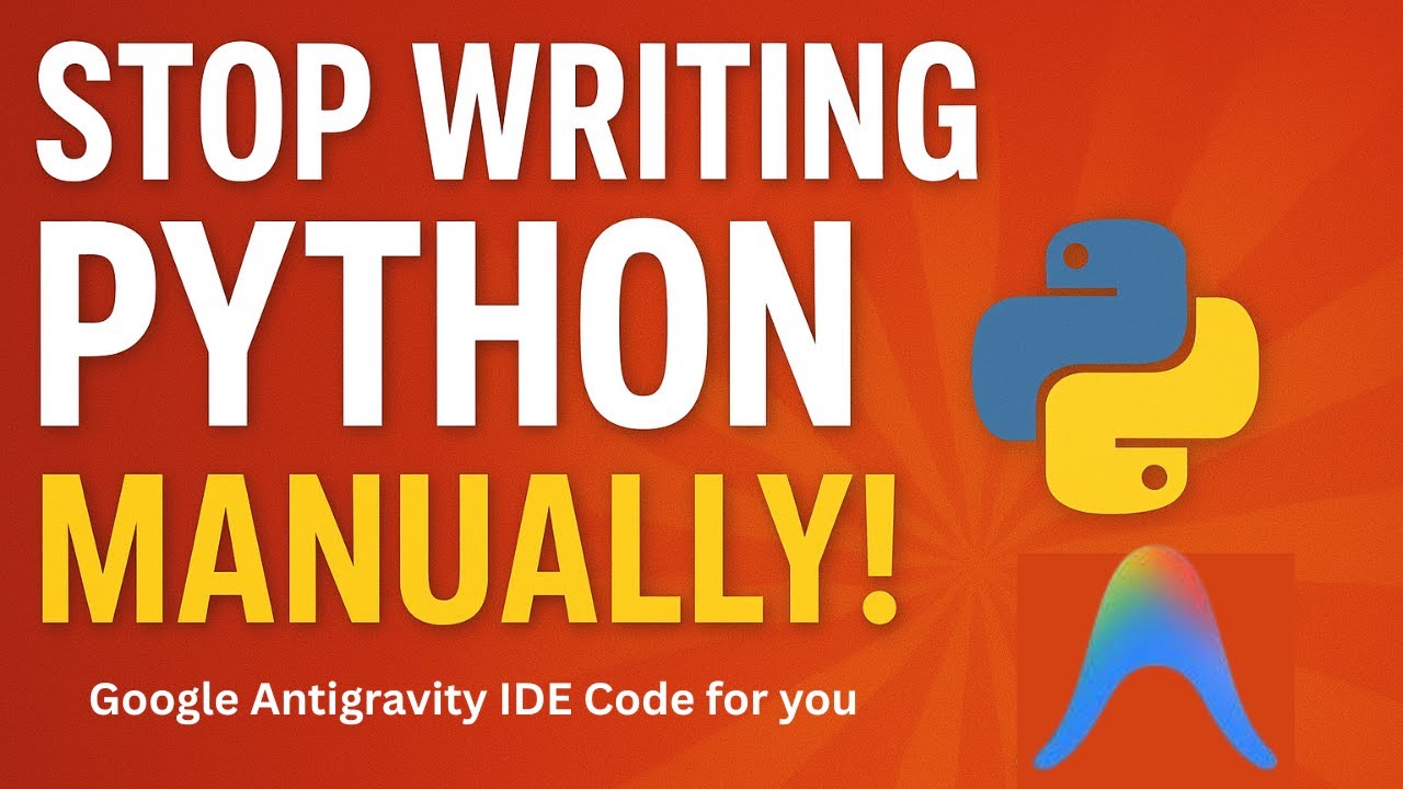 Stop Writing Python Manually Google Antigravity Ide Writes Your Code