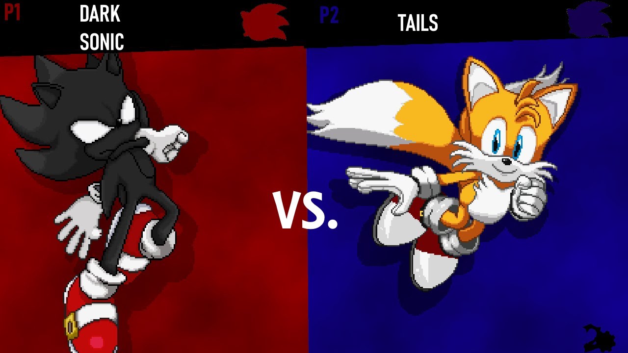 Dark Tails Vs Sonic