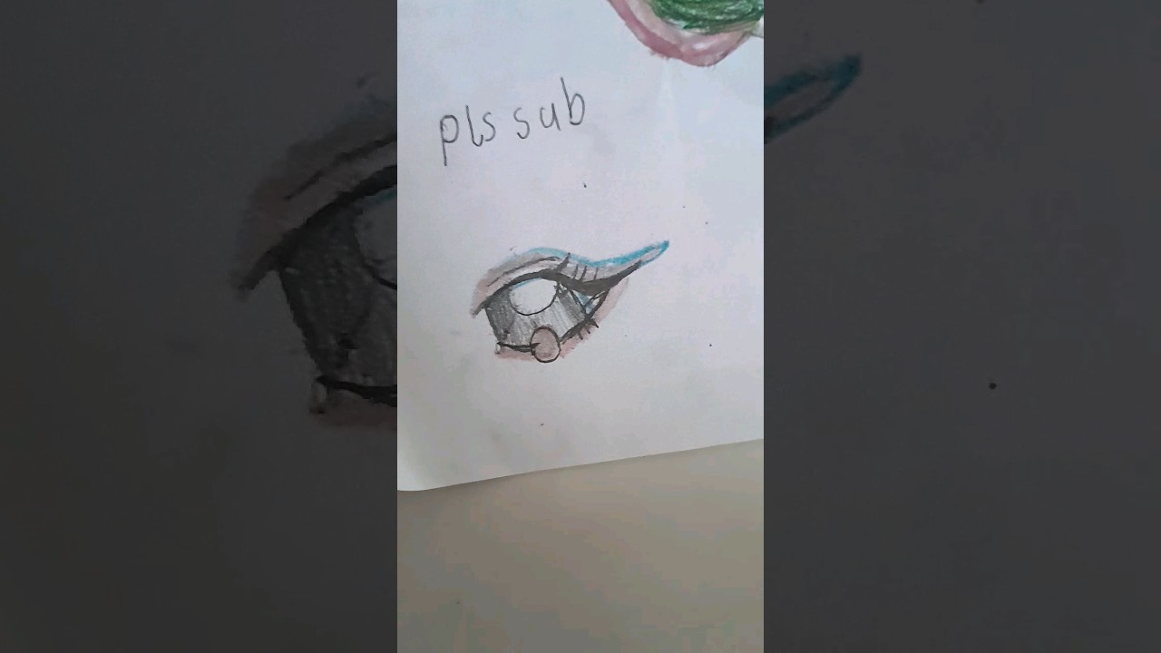 Tortorial To Draw Eyes Youtube