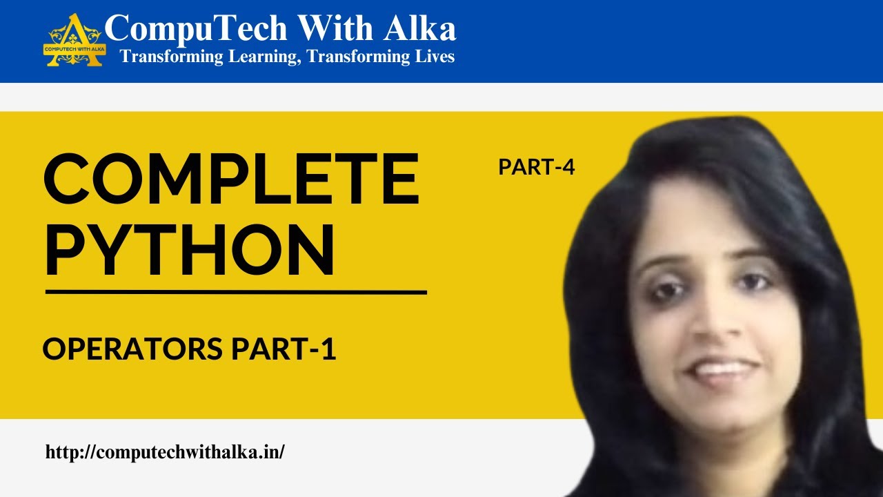 Operators Part 1 Youtube