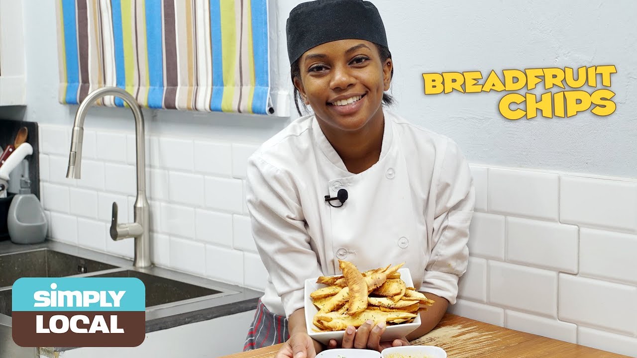 Simply Local Fried Breadfruit Chips Youtube