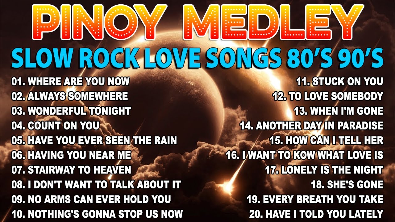 Slow Rock Love Song Nonstop рџћ Slow Rock Medley рџћ Rock Ballads 70s 80s