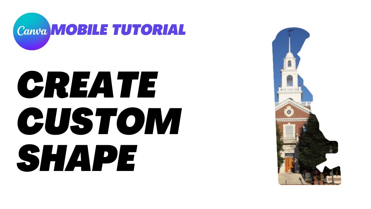How To Create Custom Shape In Canva Tutorial Youtube