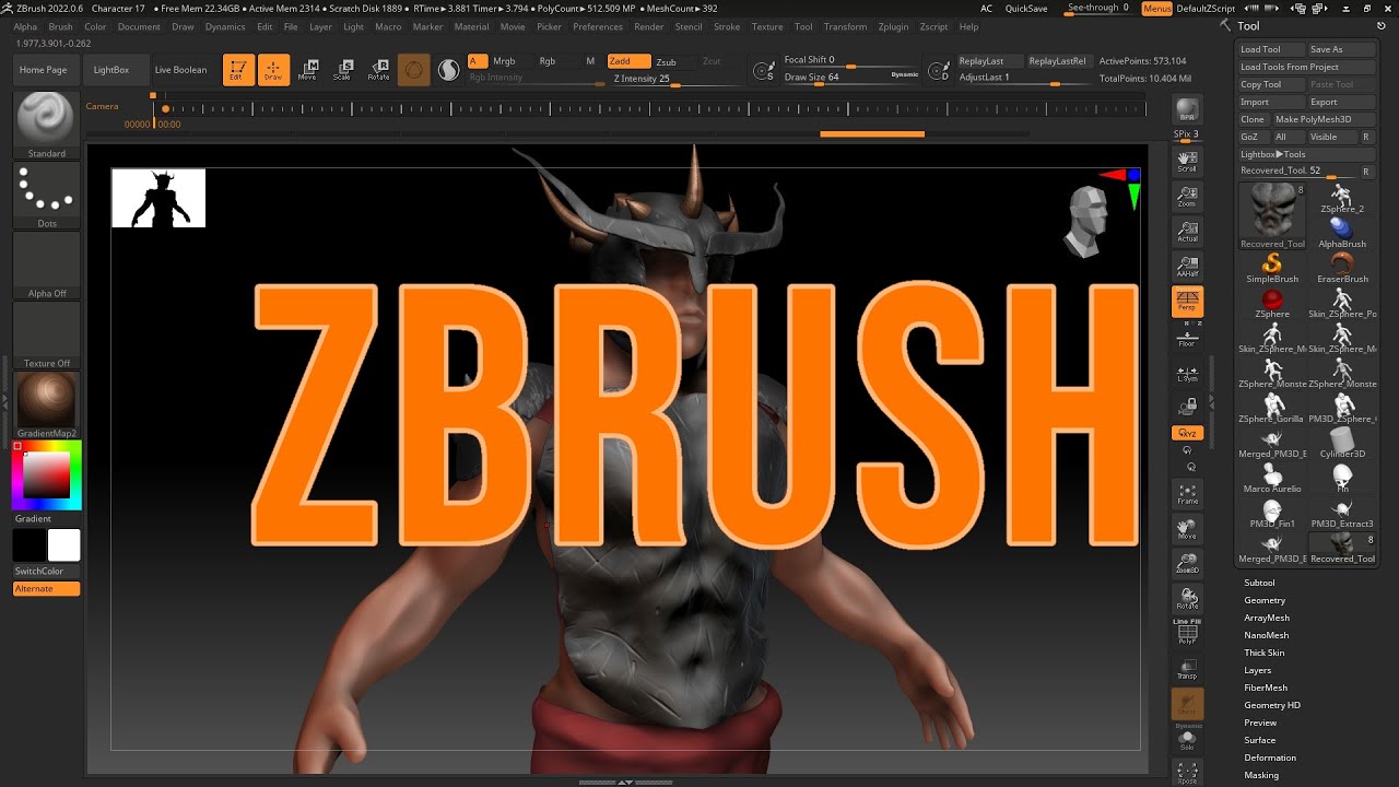 Zbrush Lesson 00 Download Install Run Quick And Easy Free Trial