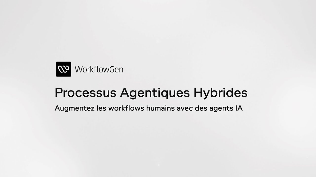 Présentation De Workflowgen Youtube