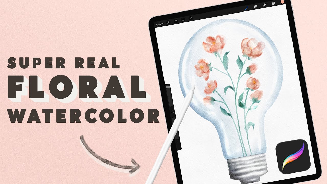 How To Draw Watercolor Flowers In Procreate Best Flower Site