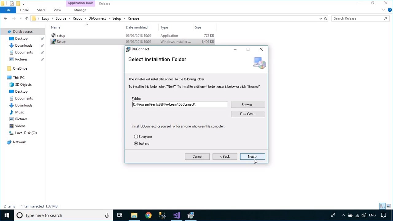 How To Create Setup Exe In Visual Studio 2022 With Sql Database