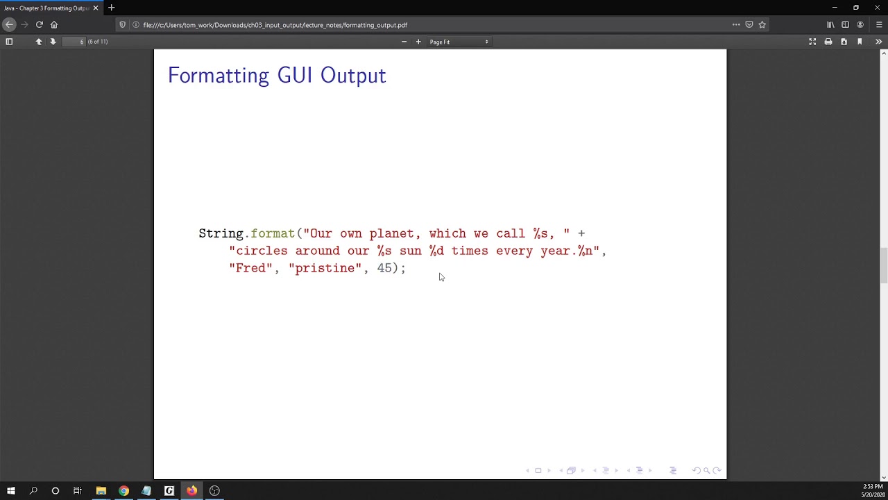 Java Formatted Output With System Out Printf And String Format