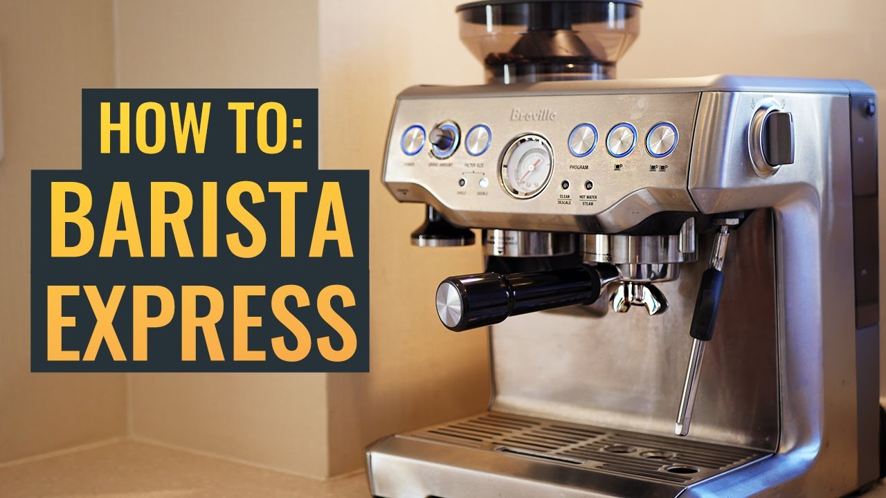 How To Use Breville The Barista Express Coffee Machine At Piper Blanc Blog