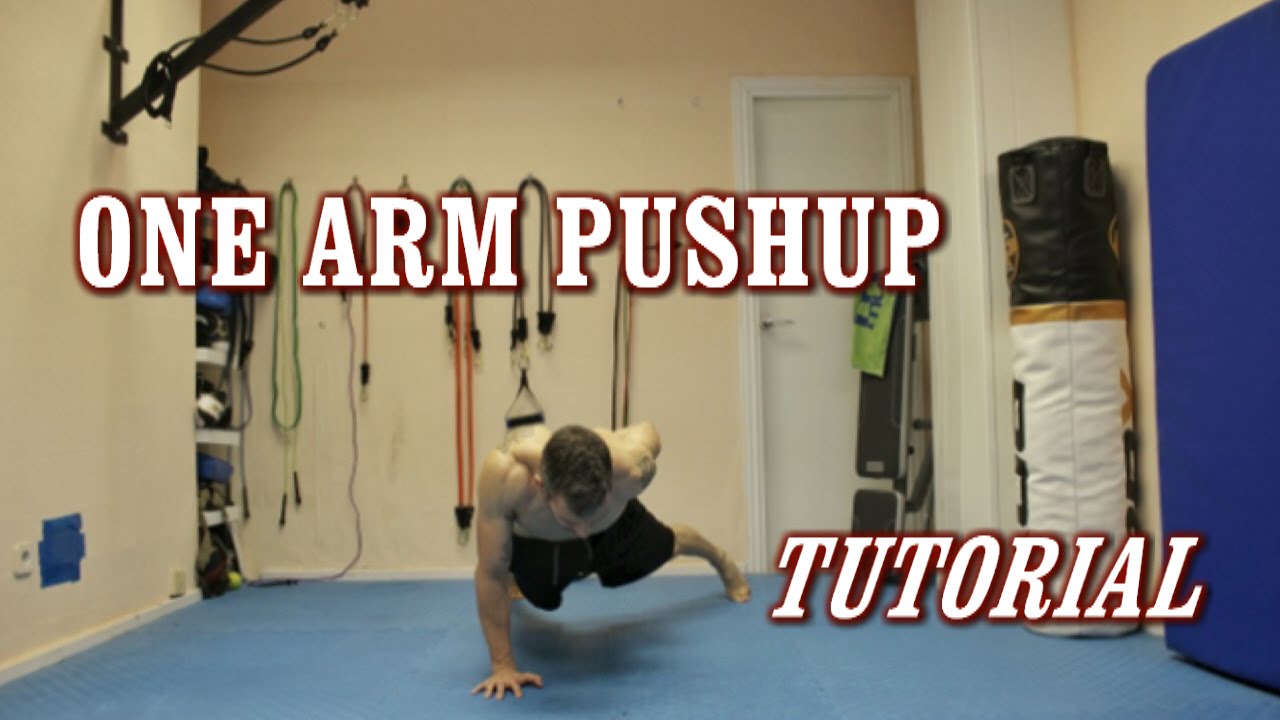 One Arm Pushup Tutorial And Progression Youtube