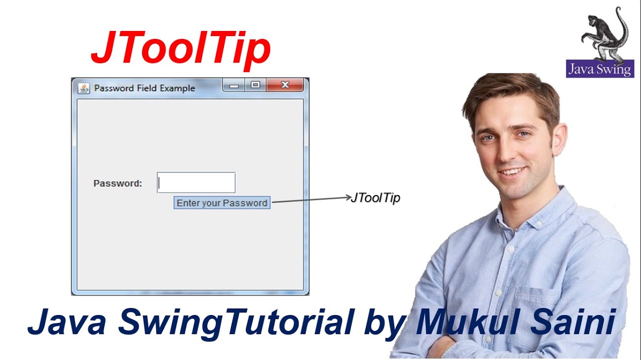 42 Java Swing Tutorial Jtooltip In Java Youtube