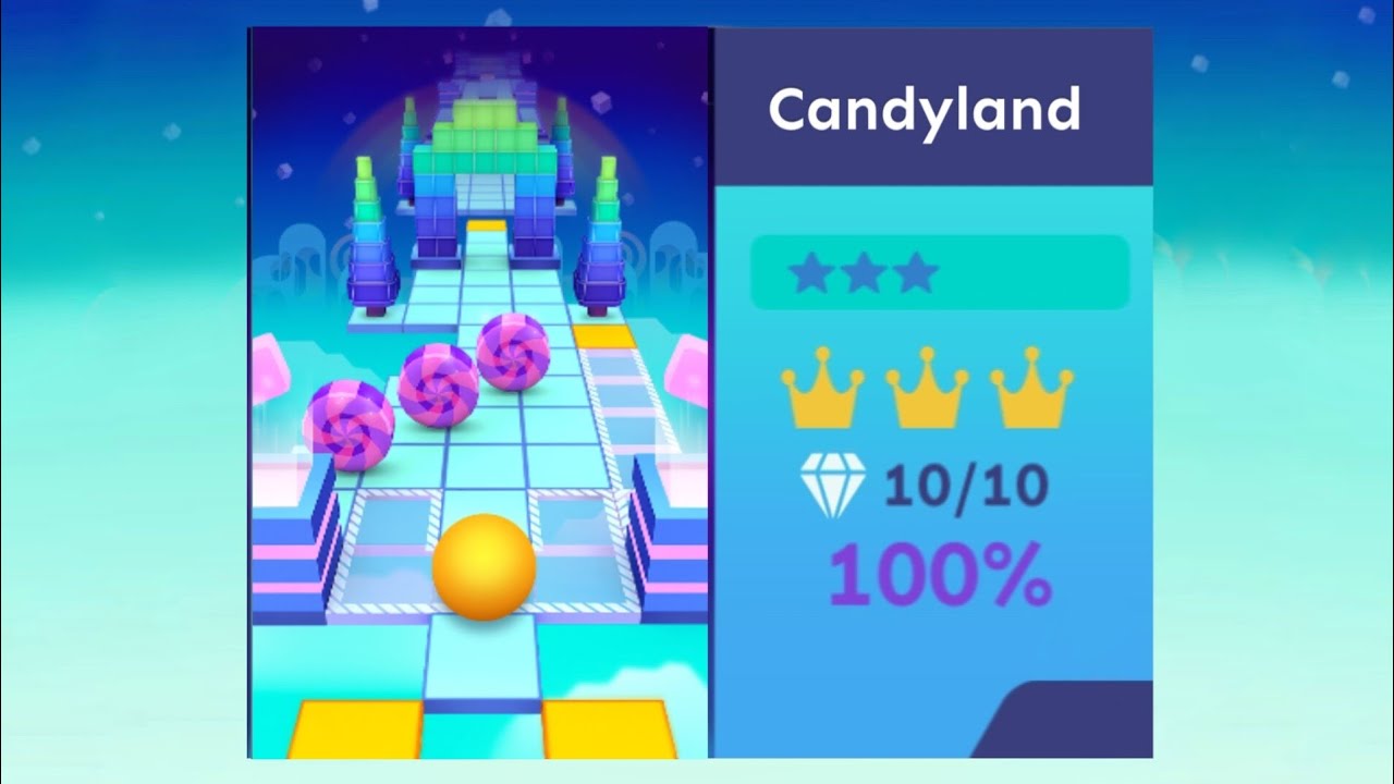 Rolling Sky Remake Candyland By Huy Trien Youtube