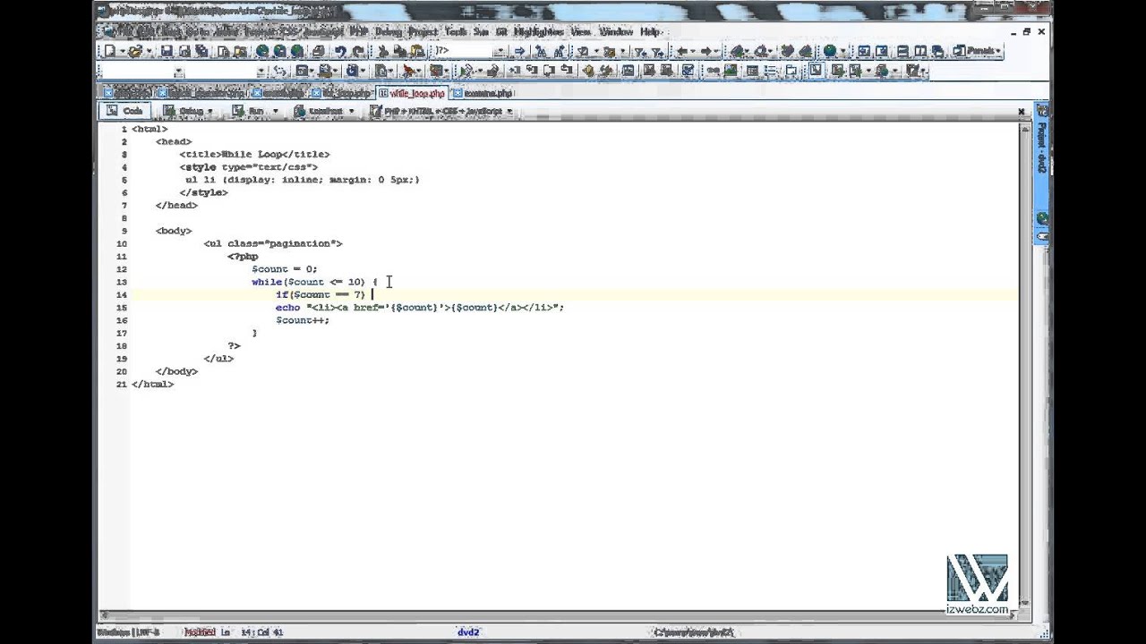 Php Mysql While Loop Youtube