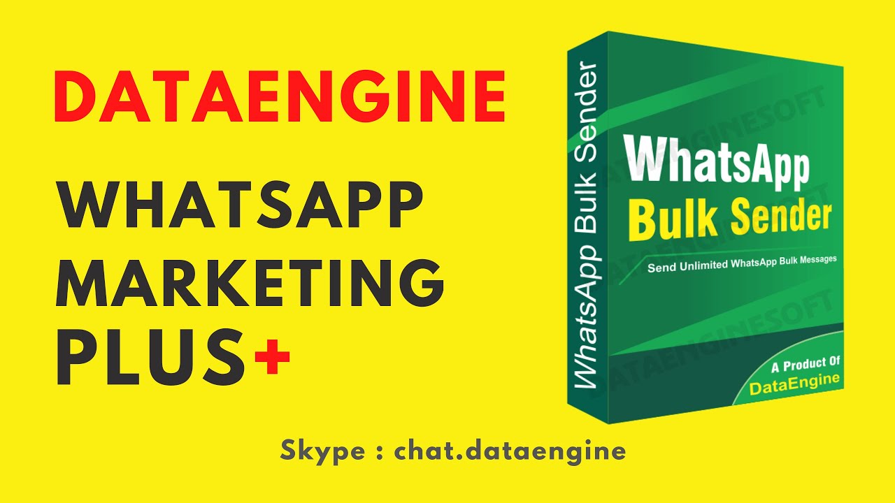 Wa Marketing Plus 2023 Whatsapp Marketing Campaign Dataengine Youtube