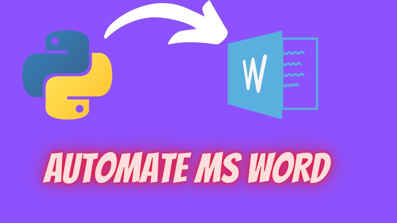 Create Word Document Report Using Python Youtube