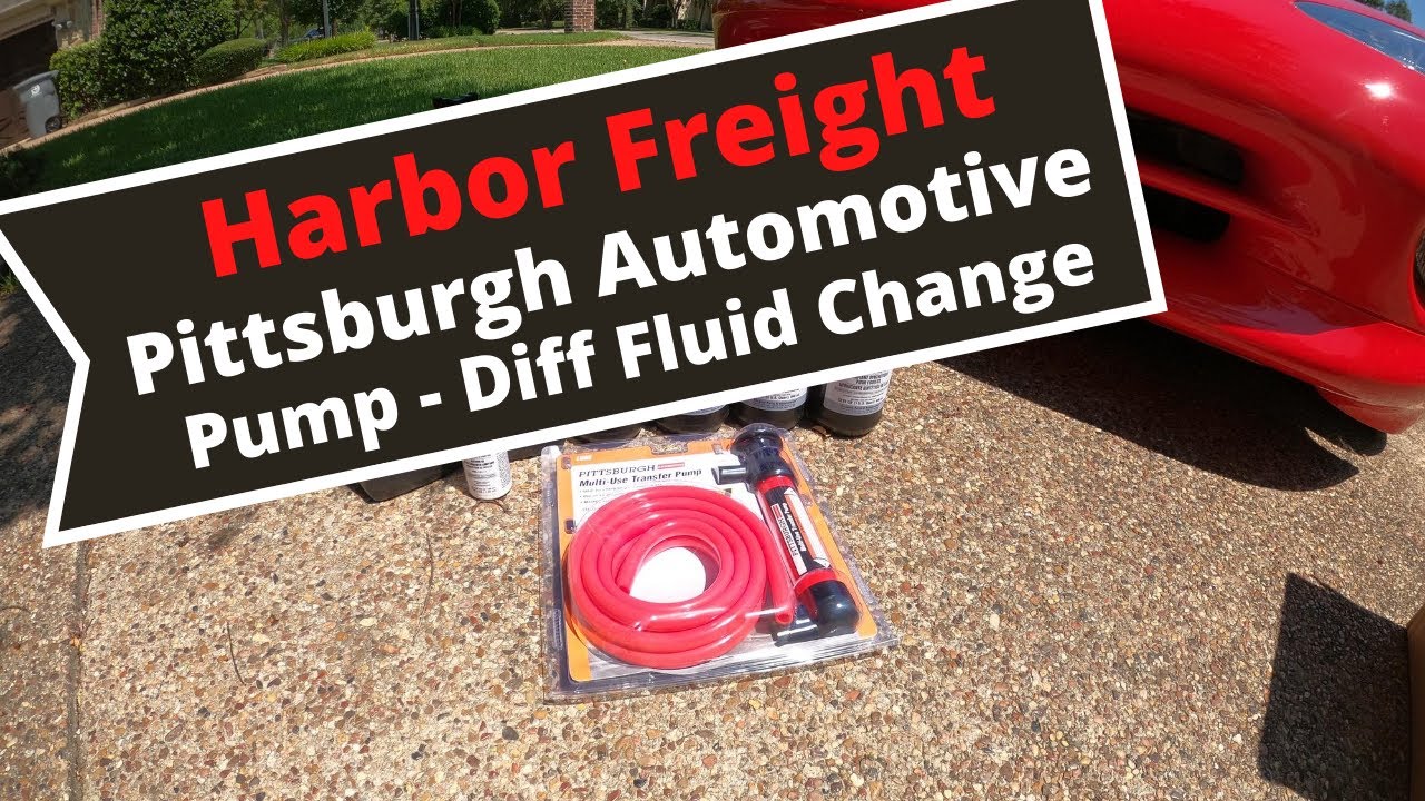 Harbor Freight Pittsburgh Automotive Multi Use Transfer Pump Review