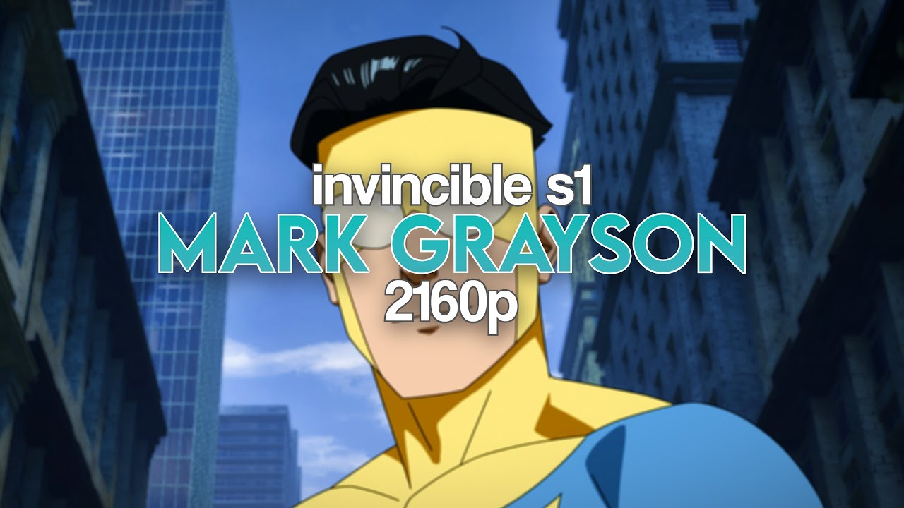 Mark Grayson Invincible S1 Scene Pack 4k Upscaled Youtube