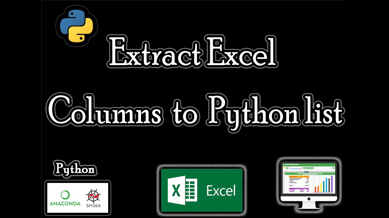 How To Convert Excel Columns To Python Lists Using Pandas Library