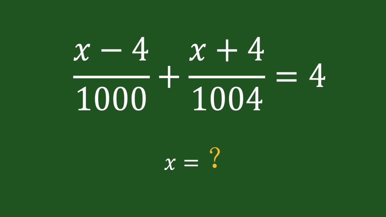 A Nice Math Algebra Problem To Find The Value Of X Youtube